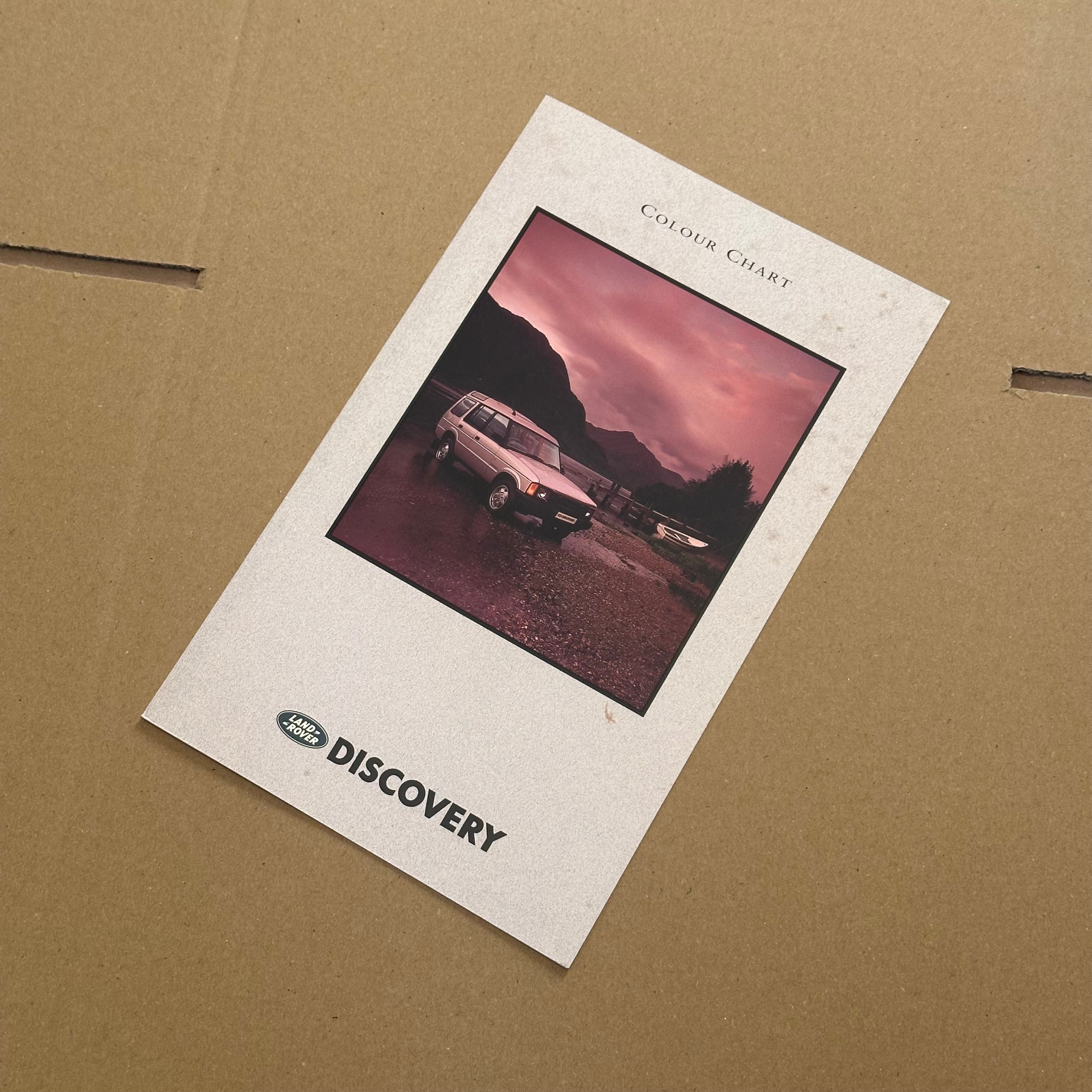 EARLY DISCOVERY COLOUR CHART – Smet Works Land Rover Parts